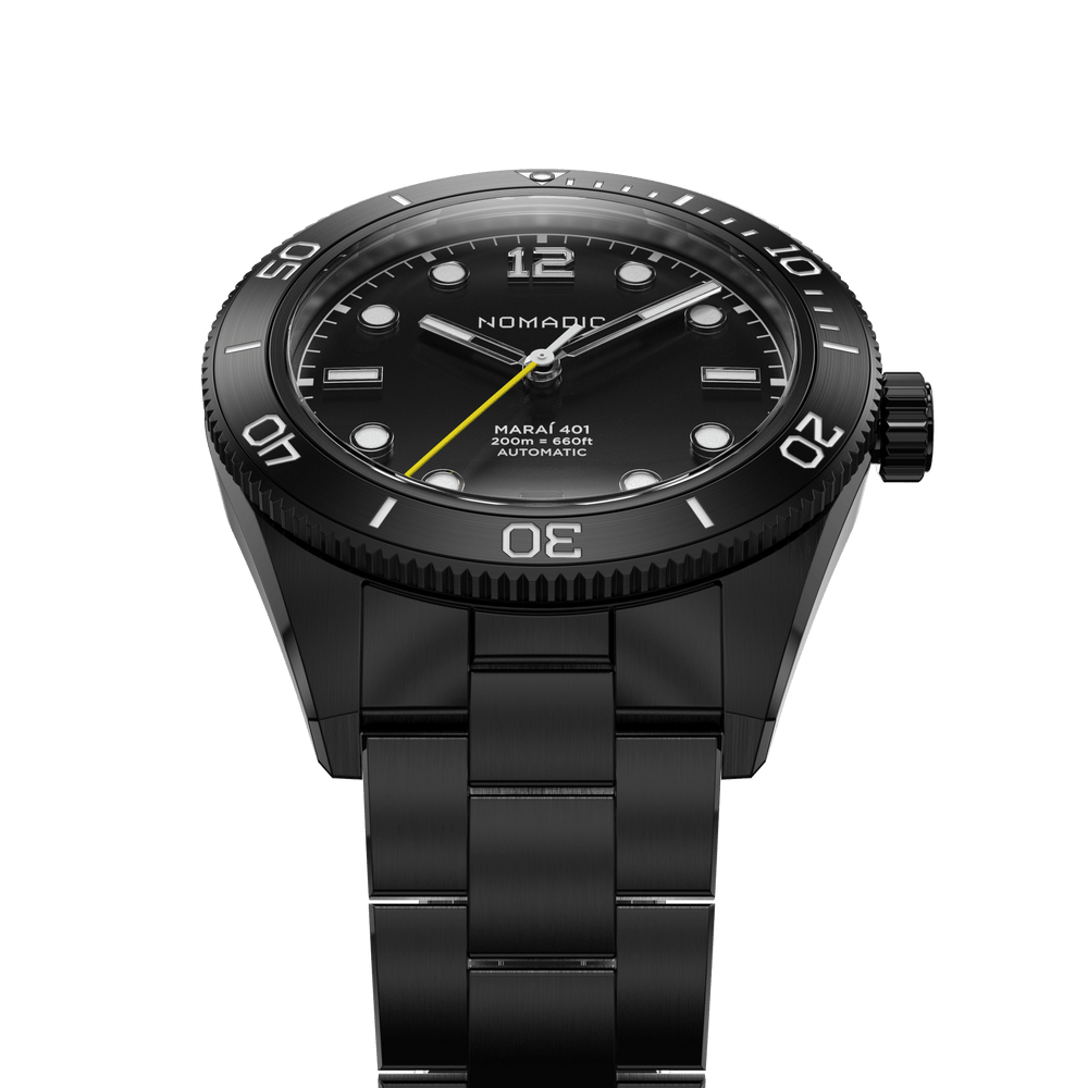 Blackout Maraí 401 Compact - 36mm Dive Watch (2026 Edition) – Nomadic