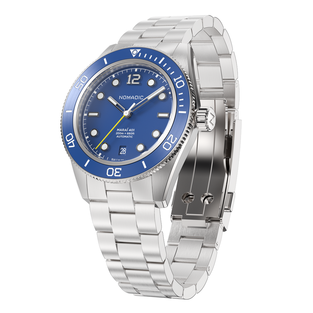 Deep Ocean Blue - Maraí 401 Compact - 36mm Dive Watch (2026 Edition ...
