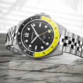 Fíor 555 - GMT Watch (41mm) - Shipyard Yellow (1st Edtn) – Nomadic