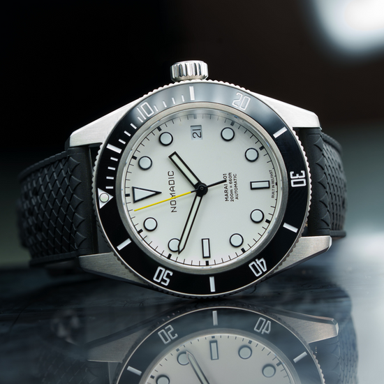 Navigator White - Maraí 401 - Dive Watch – Nomadic