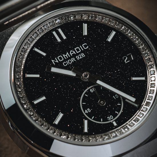 Cíor 928 - Luxury Sports Watch (36mm) - Starry Night with Diamonds ...