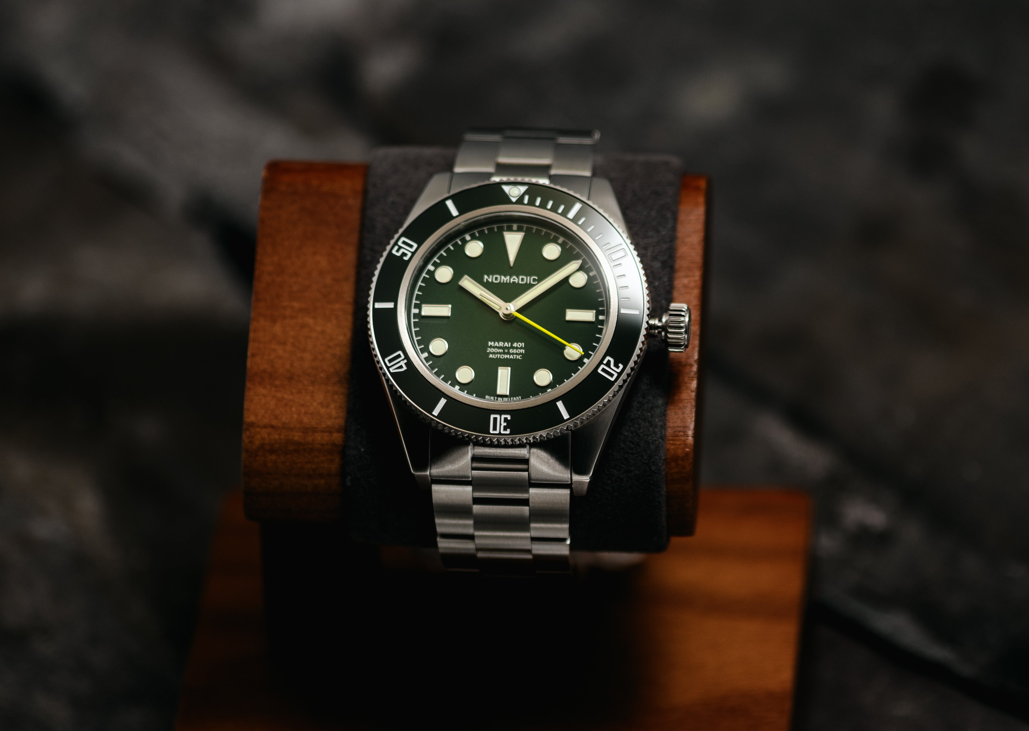Emerald Abyss - Maraí 401 - Dive Watch – Nomadic